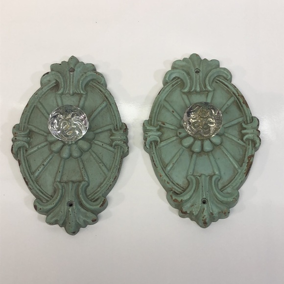 Accents | 2 Ceramic Wall Knobs Green | Poshmark